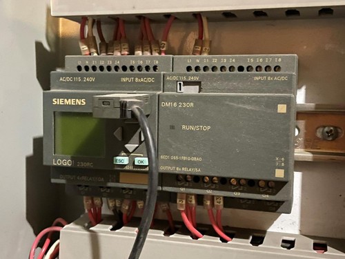 SIEMENS LOGO! 230RC Logic Module with SIEMENS DM16 230R Expansion ...