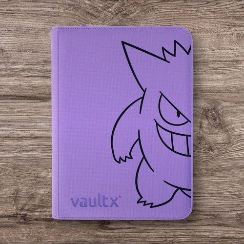 Vault X - 9 Pocket eXo-Tec Zip Binder Folder - Purple Pokemon Half ...
