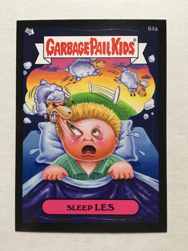 2013 Garbage Pail Kids GPK Sleep LES #64a BLACK | eBay