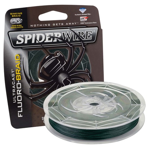 Spiderwire Ultracast Fluoro-Braid Moss Green 300yd Fishing Superline | eBay