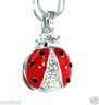 ~Red Ladybug made with Swarovski Crystal Lady Bug Ladybird insect Girls ...
