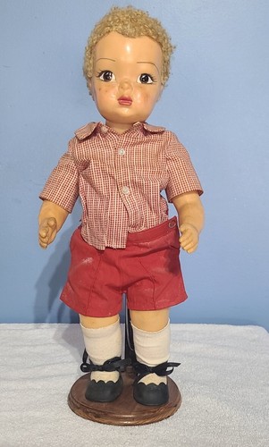 Rare Vintage 16" Jerri Lee Doll by Terri Lee with display stand. Hard ...