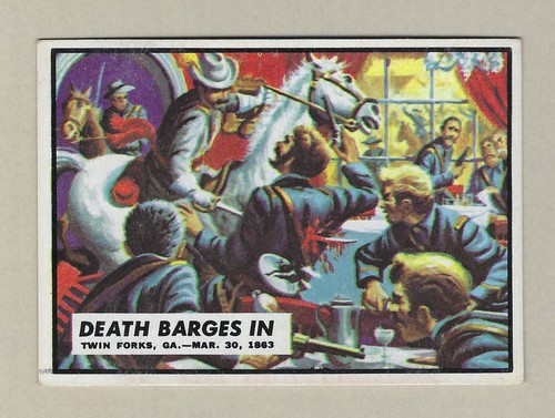 1962 TOPPS CIVIL WAR NEWS #37 DEATH BARGES IN | eBay
