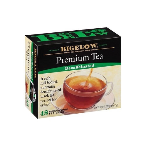 Bigelow Tea Single Flavor Tea Decaffeinated Black 48 Bags/Box RCB00356 ...