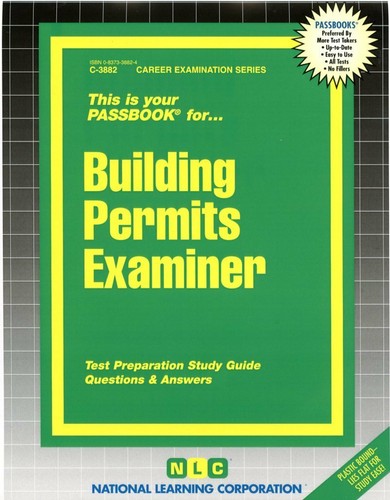 NEW Building Permits Examiner Exam Practice Passbook Civil Service Test ...