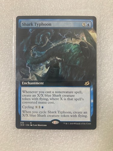 Magic 2020 MTG IKO 319 Non-foil Shark Typhoon Ikoria: Lair of Behemoths ...