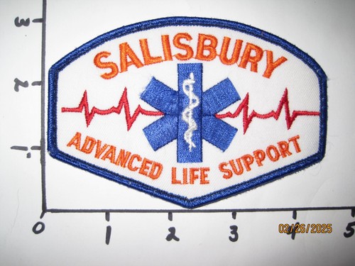 MD - Salisbury Ambulance Service ALS patch Maryland EMS fire paramedic ...