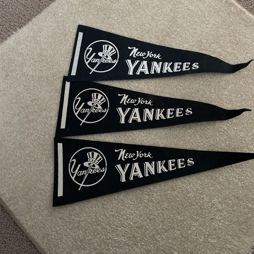 Lot of 3 Yankees Bronx Baseball Mini Pennants 5x-13 1970s | eBay