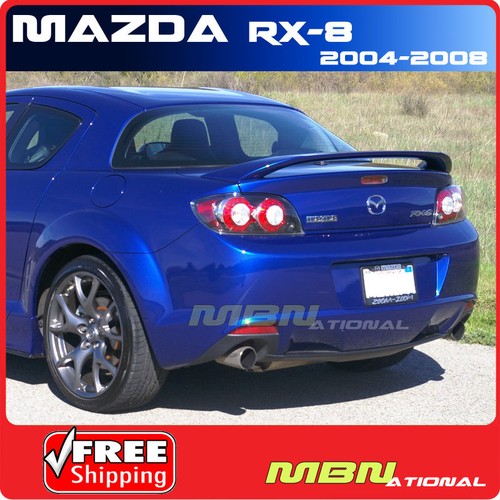 04-08 Mazda RX8 Rear Trunk Spoiler Color Matched Painted ABS A3F ...