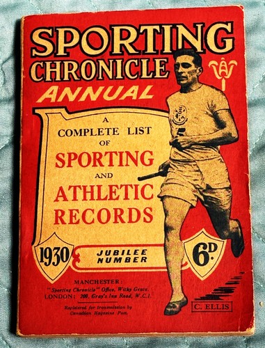 SPORTING CHRONICLE ANNUAL FOR 1930 COMPLETE LIST OF SPORTING AND ...