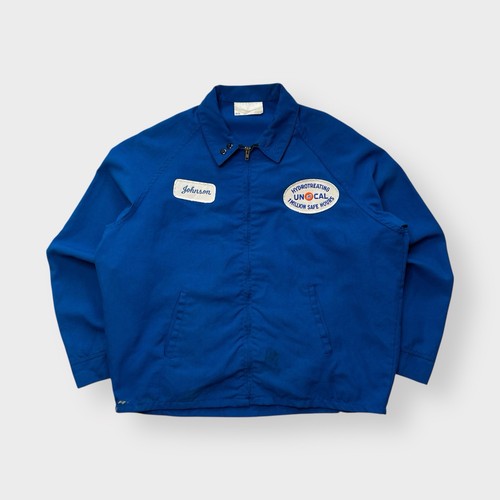 Vtg 70s Unocal 76 Gas Service Station Uniform Jacket, Workwear Union ...