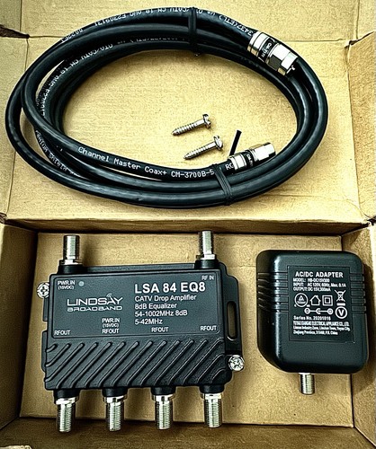 Digital Signal Booster w/ 4 Outputs Including A New Channel Master ...