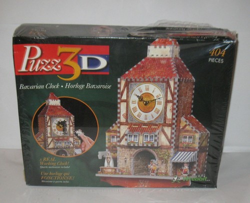 Wrebbit Foam Puzz 3d Bavarian Clock (wall or Table) 404 PC Puzzle 100 ...