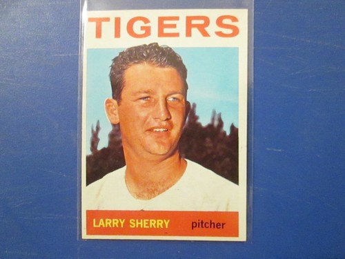 1964 Topps Baseball #474 Larry Sherry Detroit Tigers Nrmt | eBay