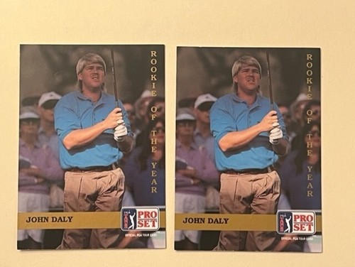 (2) 1992 Pro Set ROOKIE OF THE YEAR #187 JOHN DALY PGA | eBay