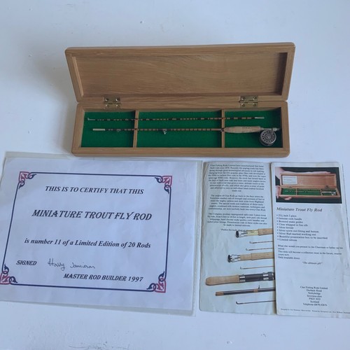 Vintage Miniature Trout Fly Fishing Rod by Harry Jamieson Rare Limited ...