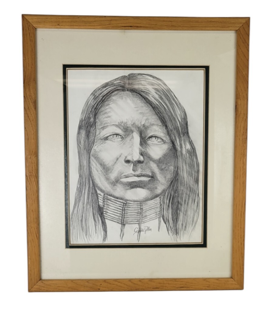 Dibujos A Lápiz De Mujeres Nativas Americanas Pow Wow Arte Dibujo