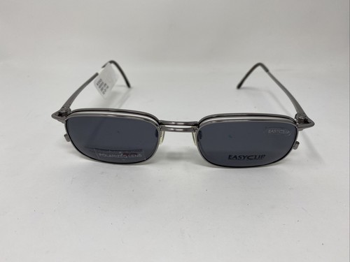 EASYCLIP EYEWEAR S2435 52/20/140 20 GRAY FLEX HINGE W/ POLARIZED SUN ...