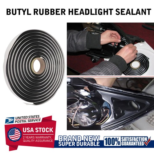 12M Butyl Seal Tape Rubber Glue Leak Proof Car Headlight Window Repair ...