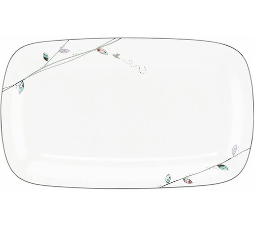 Lenox Silver Song 17-Inch Large Rectangular Platter New No Box | eBay