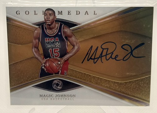 2019-20 Opulence Gold Medal Autographs- Magic Johnson /79 Lakers ...