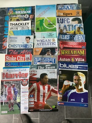 Football Fixture Programme Collections & Bulk Lots Memorabilia for sale ...
