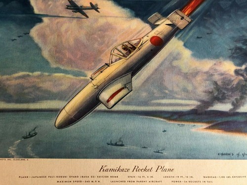 WW2 Japanese BAKA Missile Kamikaze Bomb Rocket Picture Print Poster | eBay
