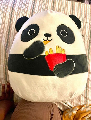 Panda Eating Fries squshmellow | eBay