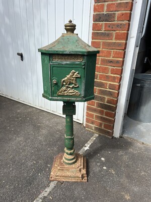 Iron/Cast Iron Garden Antique Post Boxes for sale | eBay