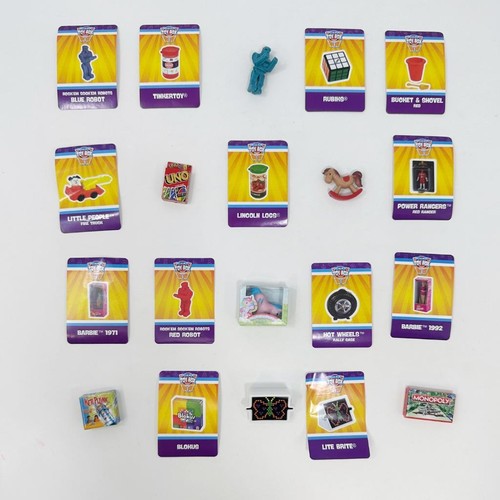 World's Smallest Micro Toy Box Series 1 - LOT of 20 Stickers + Toys ...