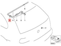 Genuine BMW E81 E82 E87 E87N E88 Windshield Washer Hose Tube OEM ...