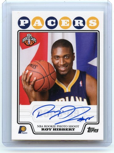 2008-09 TOPPS #RP-RH ROY HIBBERT "ROOKIE PHOTO SHOOT" AUTOGRAPH RC ...