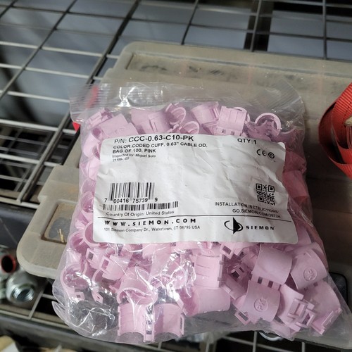 Ericsson CCC-0.63-WT Color Coded Cuff, Bag of 100, Pink | eBay