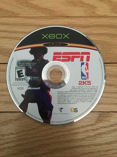 ESPN NBA 2K5 - XBOX - DISC ONLY - FREE S/H - (B5) | eBay