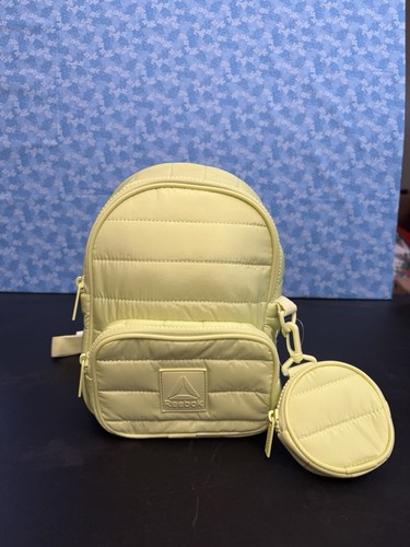 Reebok Poppy Backpack Luminary Green Mini Adjustable Strap 9.5x7.25x3 ...