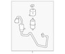 Mercedes 2007-2014 Suspension Air Compressor Filter Assembly with Lines ...