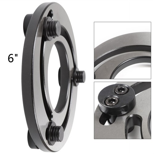 6" Jaw Boring Ring Adjustable Chuck For CNC Lathe, Hydraulic Three-Jaw ...