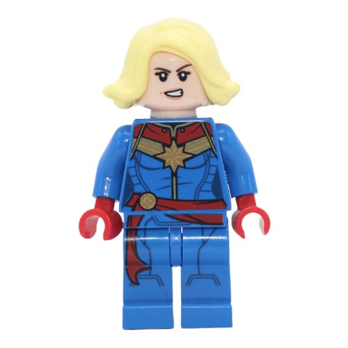 Captain Marvel LEGO Minifigure Avengers Superhero USED in good ...
