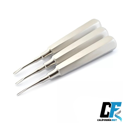 Set Of 3 Surgical Coupland Elevator 2mm 3mm 4mm Tooth Extraction ...