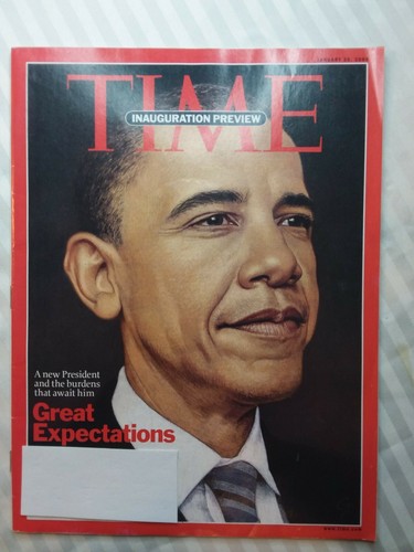Time Magazine Barack obama president inauguration preview jan 2009 ...