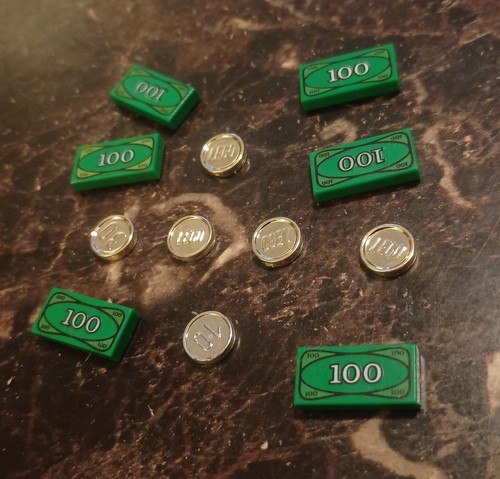 LEGO Parts Money 100 Dollar Lot Of 6 Bills 💸 & Lego Coin Lot Of 6 🪙 | eBay