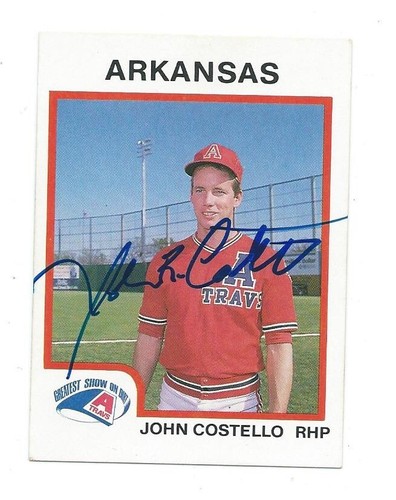 John Costello Hand Signed autograph on a 1987 Pro Cards-St. Louis ...