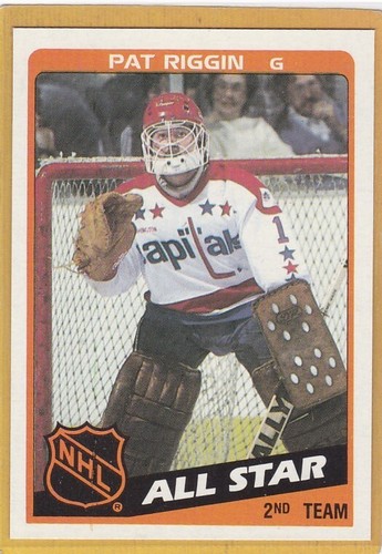 1984-85 TOPPS HOCKEY PAT RIGGIN #164 CAPITALS NMMT *A15109 | eBay