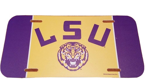 LSU Tigers License Plate Auto Car Truck SUV Van Durable Tag USA SEC ...