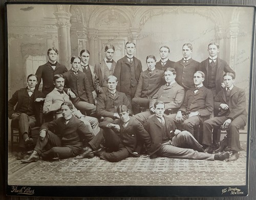 1890s Yale Photo With Football Captain James O Rodgers Pach Bros ...