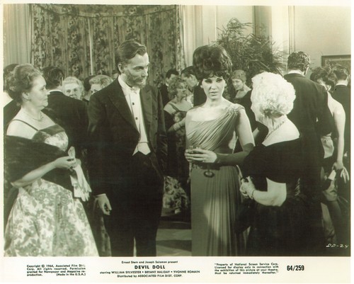 Devil Doll 1964 Movie Photo Bryant Haliday Yvonne Romain 8x10 REPRINT b ...