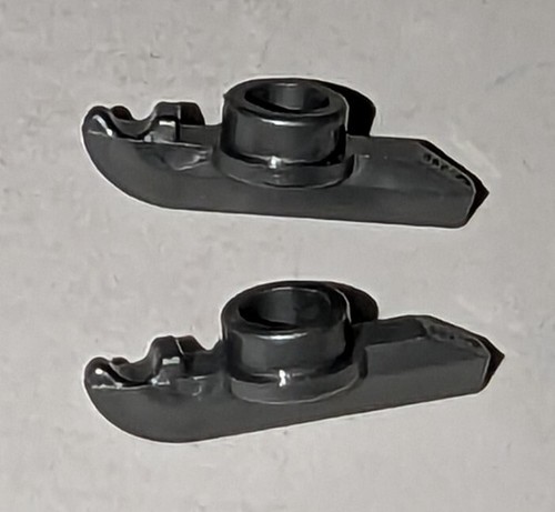 Lego Set of 2 Flat Silver Minifigure Footgear Ice Skates Minifig Pieces ...