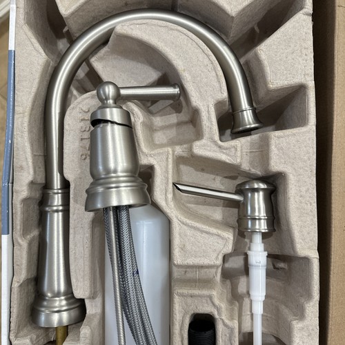 Moen Edison Spot Resist Stainless One-Handle High Arc Kitchen Faucet ...