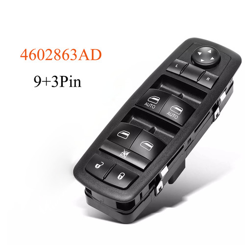 Power Window Switch Driver Side 4602863AD For Dodge Ram 1500 2500 3500 ...