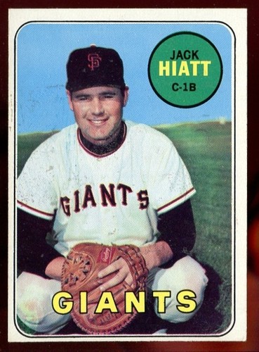 Baseball Card 1969 Topps # 204 Jack Hiatt San Francisco Giants Topps ...
